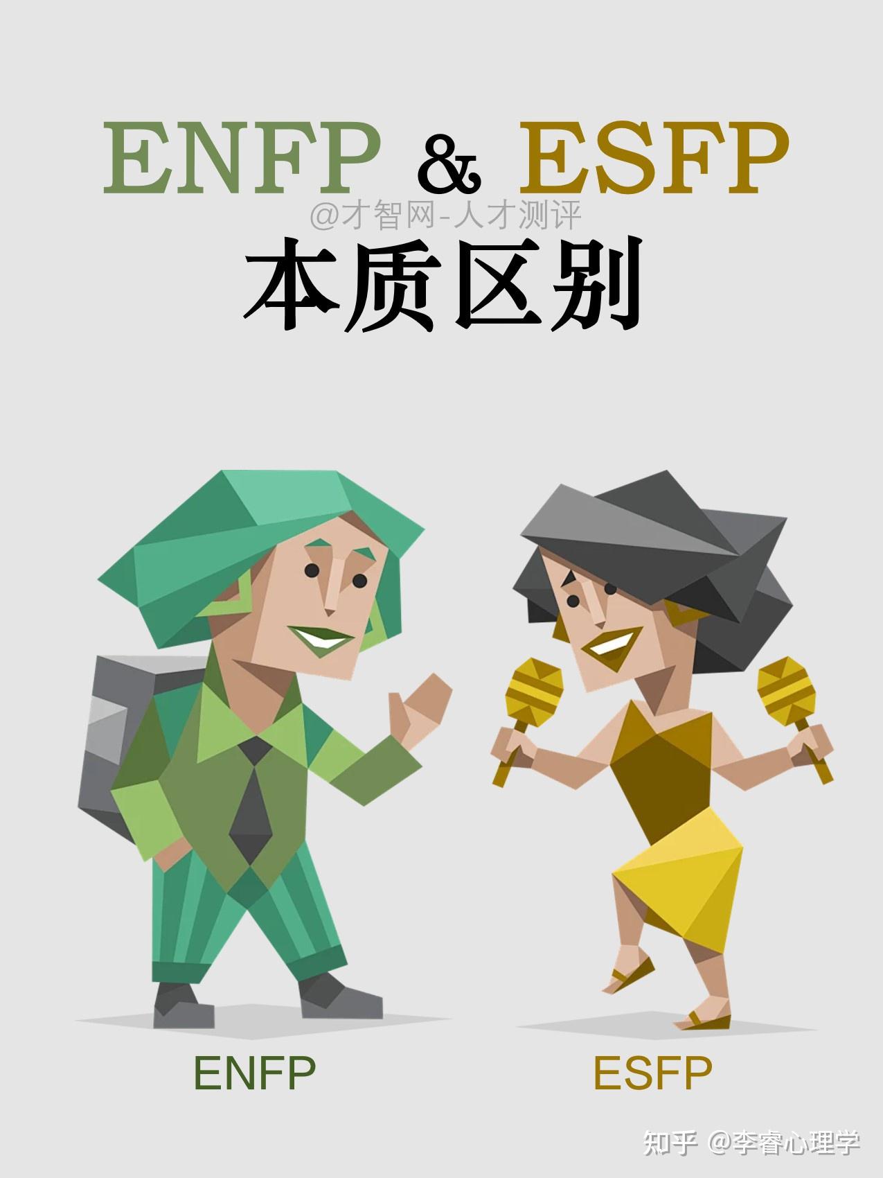 如何快速分辨ENFP与ESFP？他们的本质区别？ - 知乎