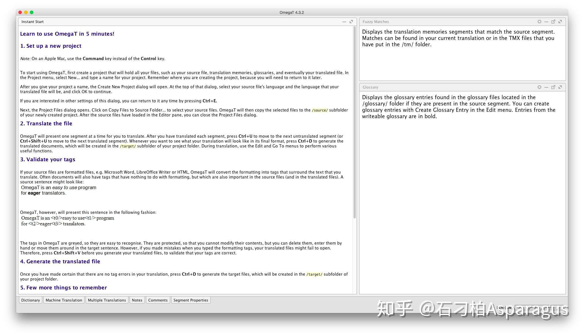 免费开源CAT工具OmegaT使用教程（一） - 知乎