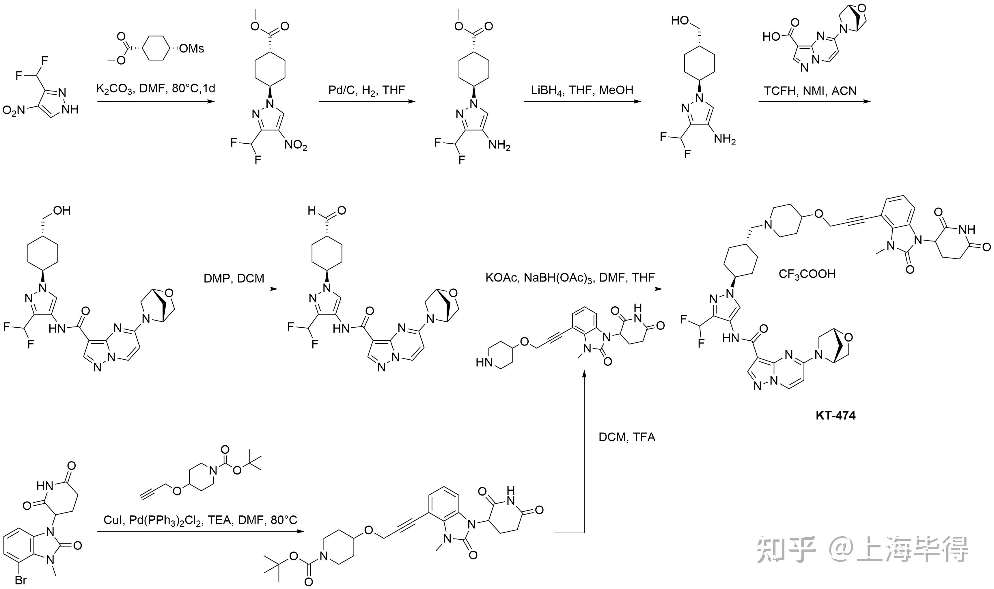 突破性PROTAC新药KT-474结构特点与合成路线揭秘 - 知乎