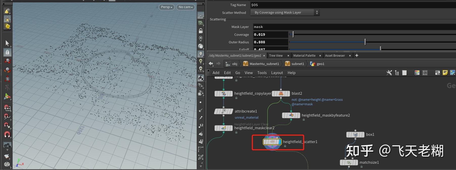 unreal houdini 地形入门2,种树，分块，架桥（附工程） - 知乎