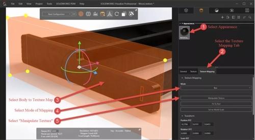 SOLIDWORKS Visualize：应用纹理和纹理映射 - 知乎