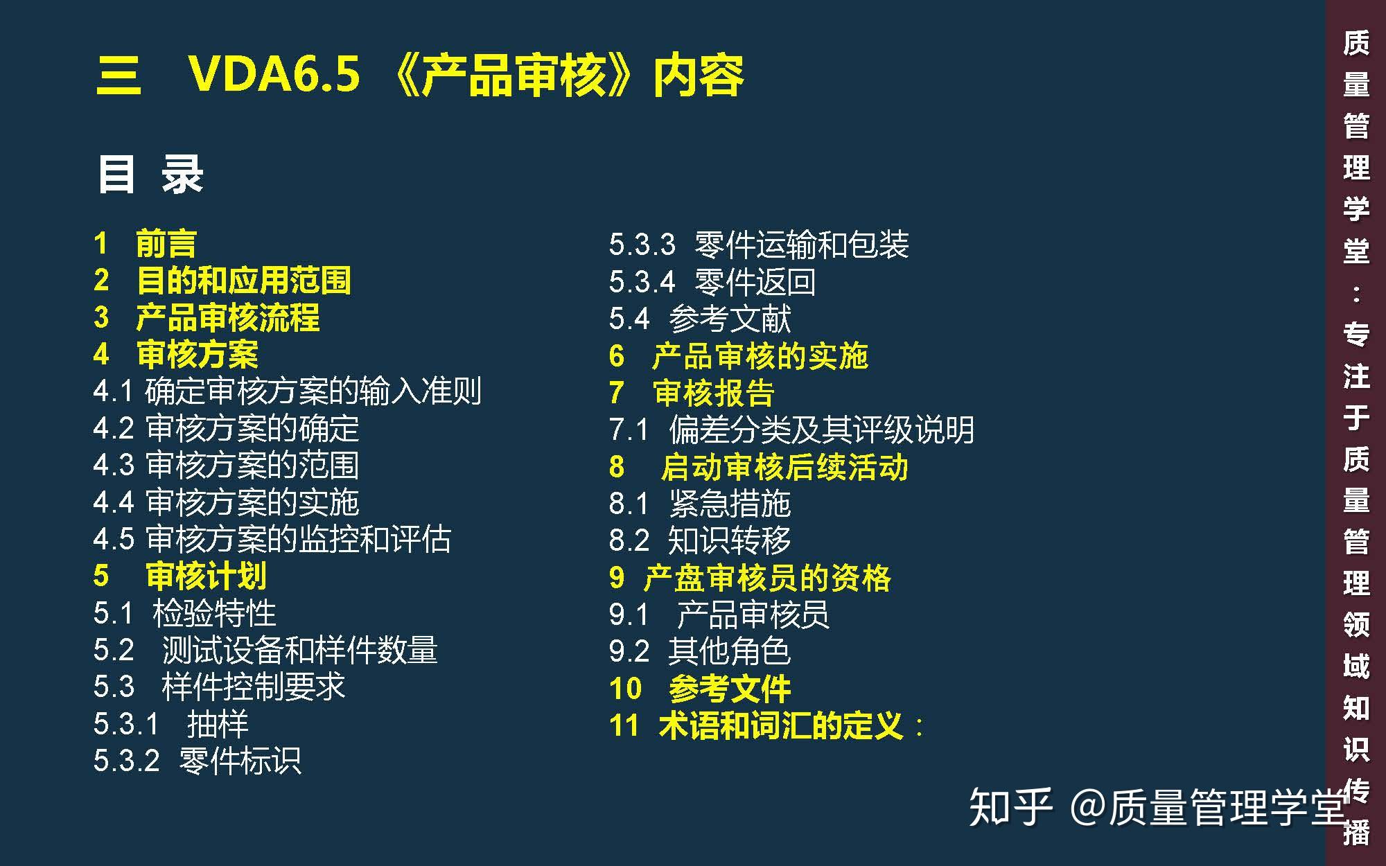 VDA6.5产品审核2020版解读与应用 - 知乎
