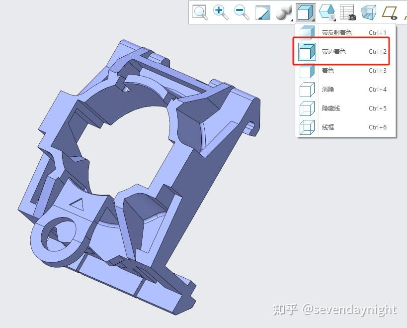Creo proe 3D和二维绘图 消隐设置 - 知乎