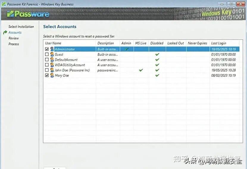 Passware Windows Key Business: 快速移除 Windows 账户与域管理员密码 - 知乎