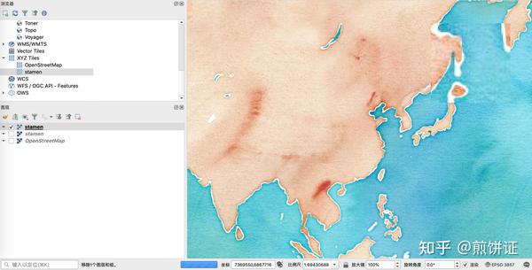 【花式GIS】QGIS加地图服务 - 知乎