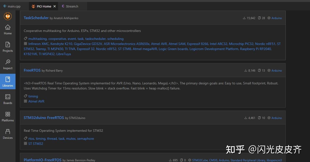 Platformio平台freertos使用指南 知乎 