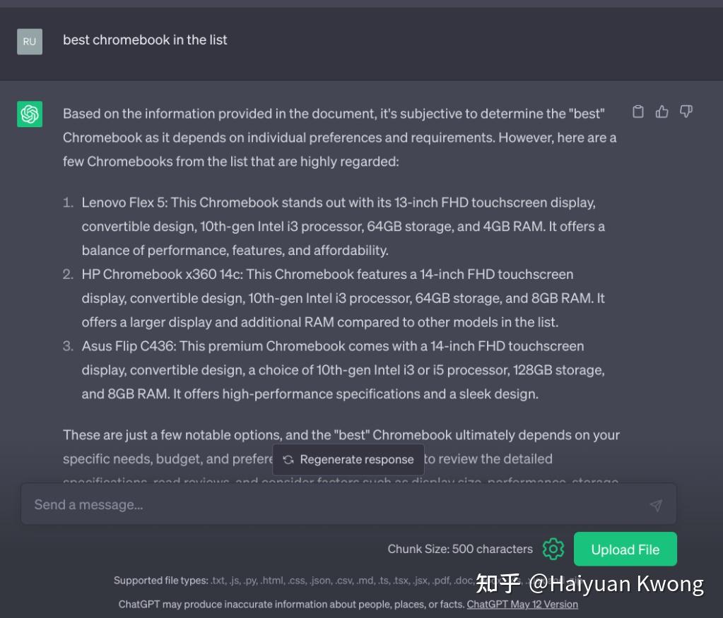 如何通过ChatGPT来上传和分析文档 - 知乎