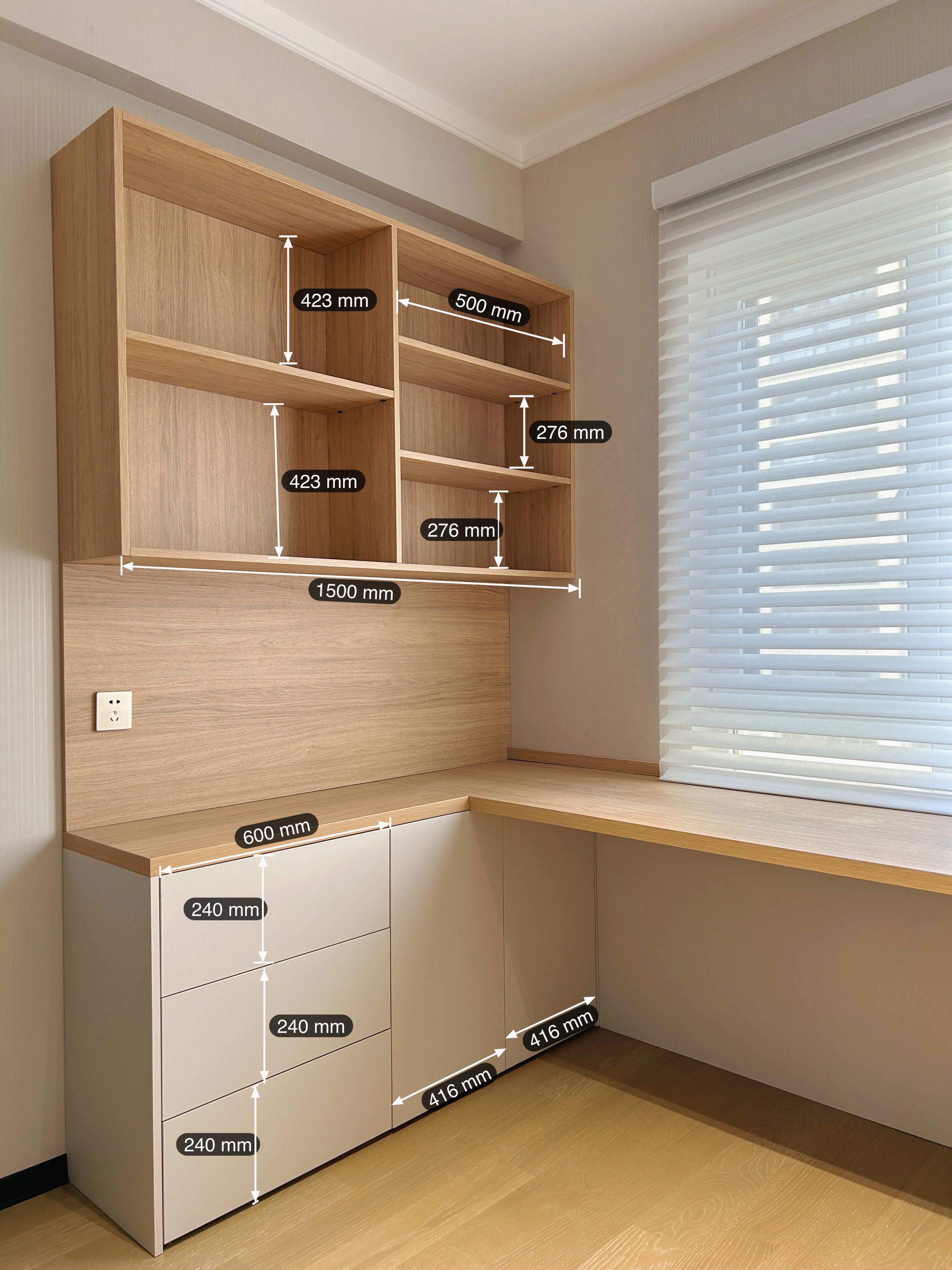 书房+储物我都要 8平米原木风双人书房 - 知乎