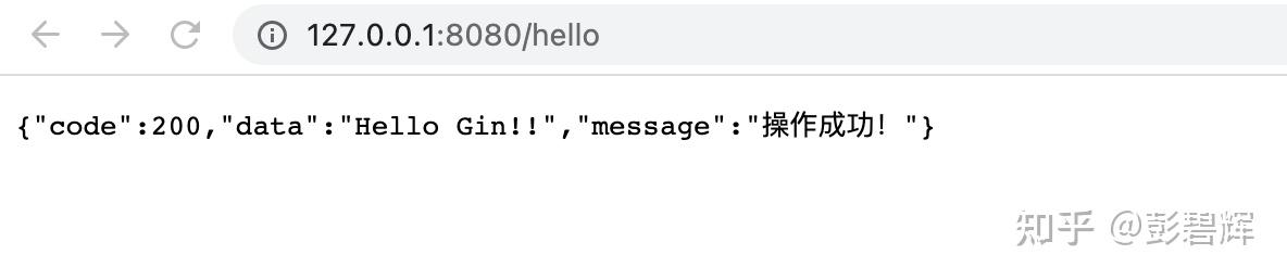 GoLang Gin 学习一--第一个Gin程序 - 知乎