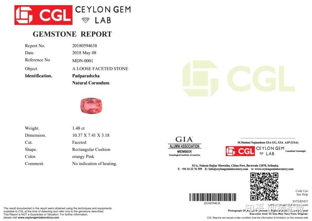 细数斯里兰卡的各种珠宝鉴定证书：GIC、EGL、CGL、RGL、TGL、AGTL、CGJ - 知乎