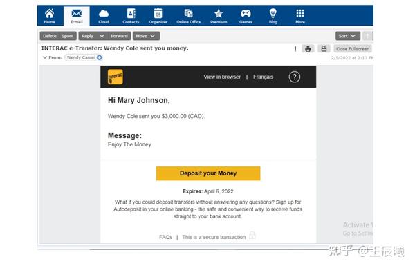 第13天 加拿大银行的INTERAC电子转账 - 知乎