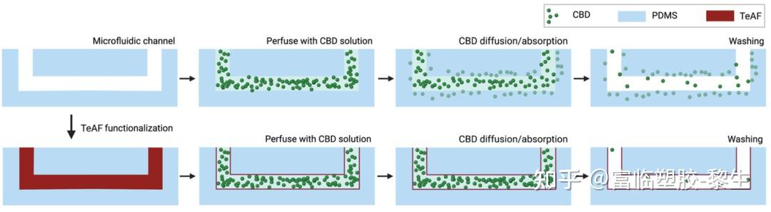 通过Teflon AF 2400 功能化的微流控通道提高了 CBD 的吸收率 - 知乎