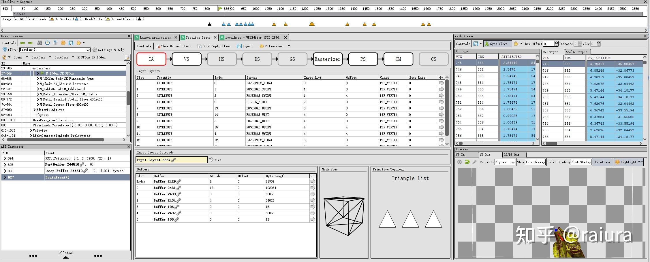 虚幻渲染基础-如何使用RenderDoc工具Pipeline State------二 - 知乎