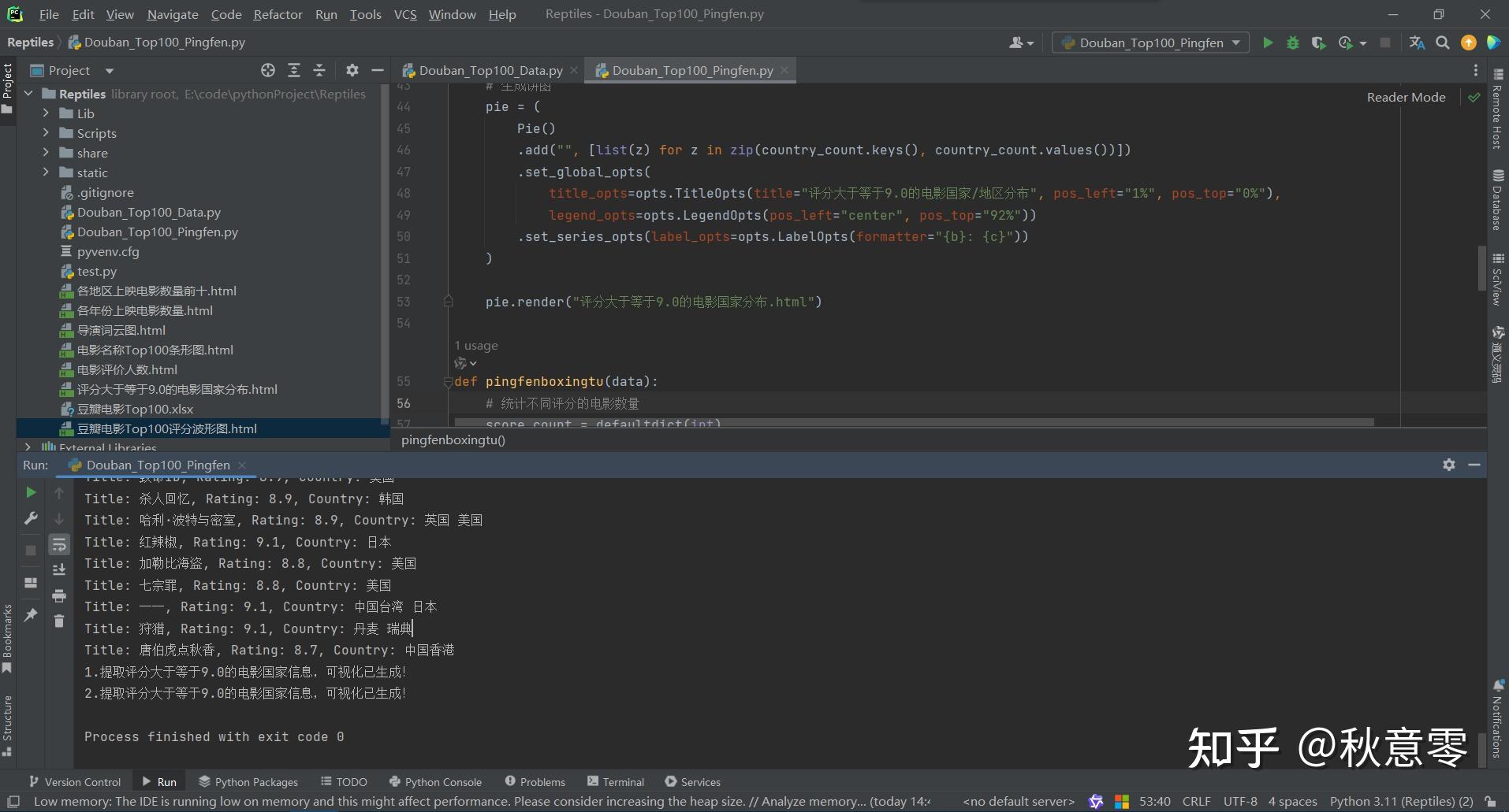Python爬取豆瓣电影Top100 - 知乎