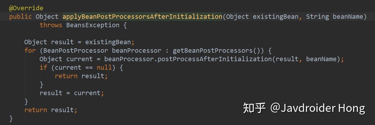 BeanPostProcessor —— 连接Spring IOC和AOP的桥梁 - 知乎