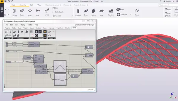 Rhino Grasshopper如何让Tekla的参数化设计更顺滑 - 知乎