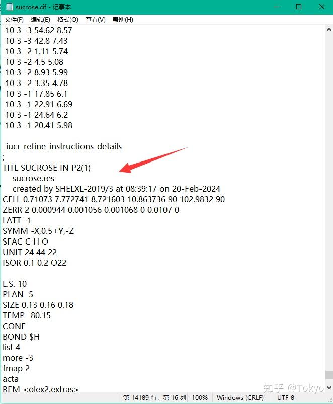 Olex2基操-CIF中以何种形式嵌入hkl - 知乎