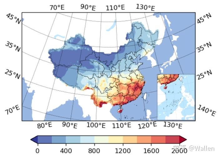 cartopy绘制中国地图，添加九段线南海诸岛子图； - 知乎