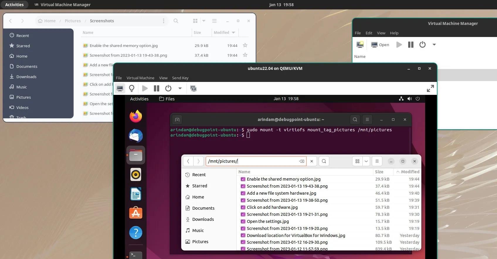 在 virt-manager 的主机和客户机之间共享文件夹 | Linux 中国 - 知乎