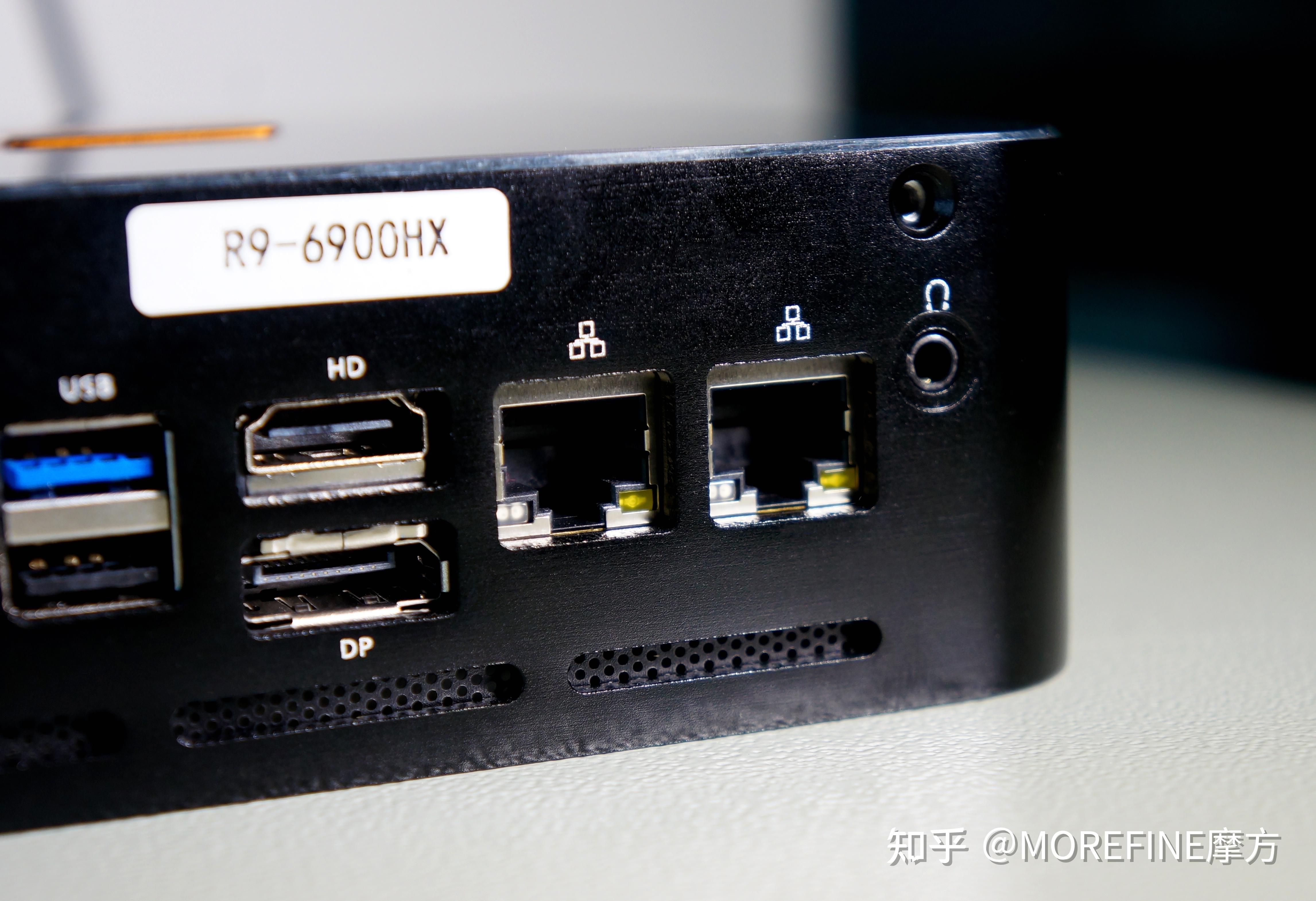 晒晒接口全面的6900HX迷你主机MOREFINE M600，并升级3TB PCIe4固态，轻松ALL IN ONE - 知乎