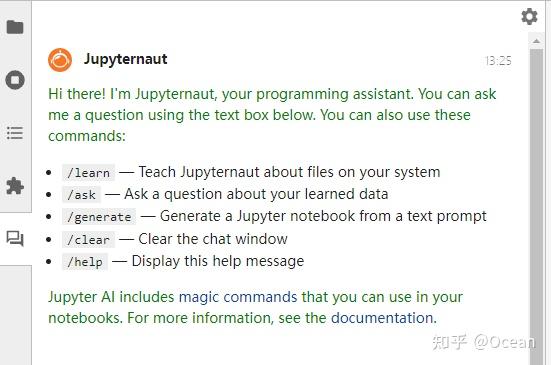JupyterAI上手初体验，魔法命令加知识库玩花活 - 知乎