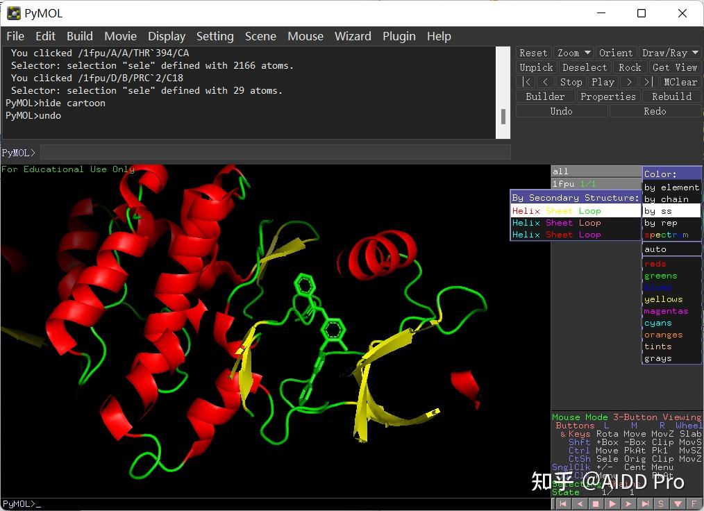 PyMOL入门基础--分子三维结构可视化教程（上篇） - 知乎