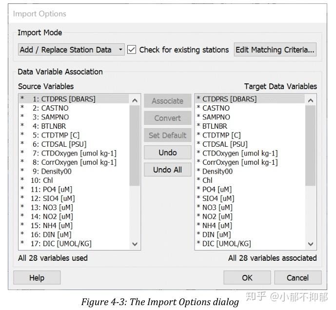 Ocean Data View学习笔记：五、将数据导入Ocean Data View - 知乎
