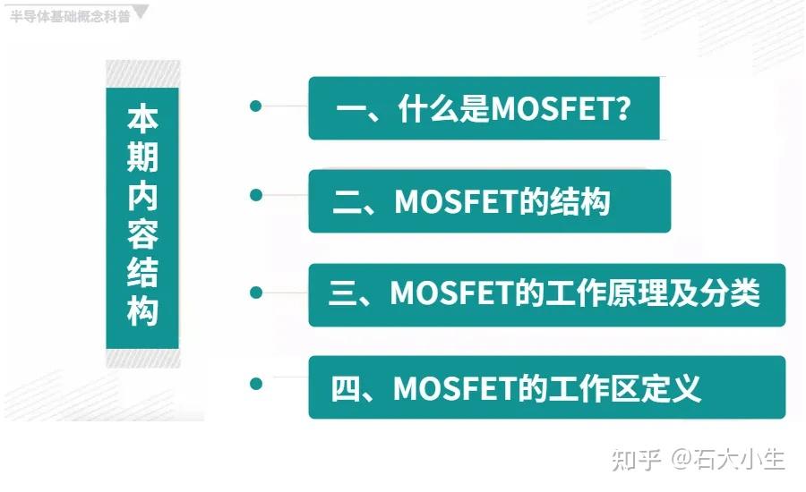 MOSFET详解 - 知乎