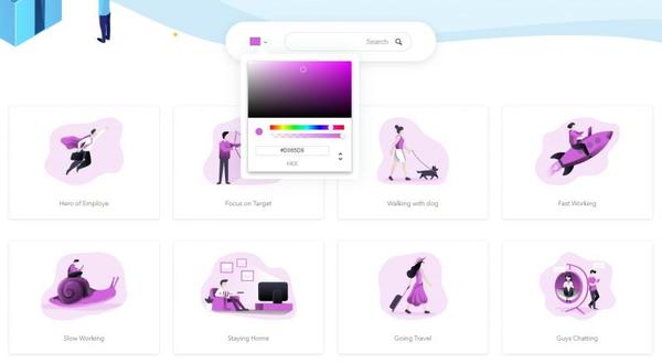 Manypixels Illustration Gallery 免费的扁平风格插画素材集合 - 知乎