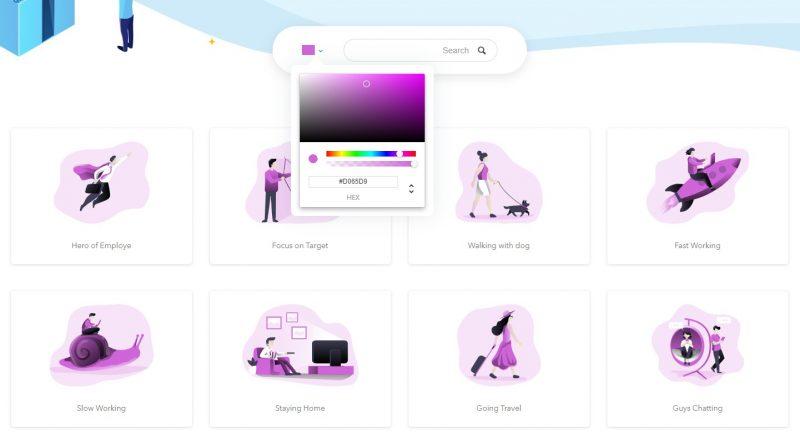 Manypixels Illustration Gallery 免费的扁平风格插画素材集合 - 知乎