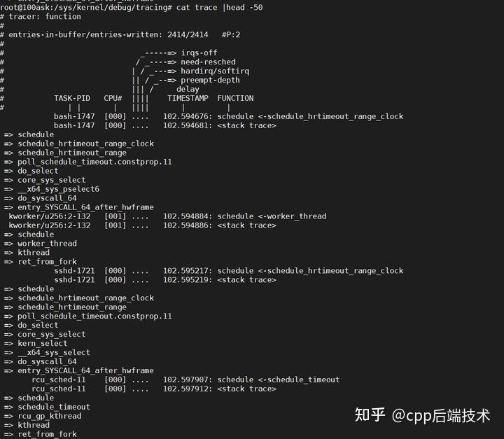 【linux性能工具】什么是ftrace？怎么使用ftrace？ - 知乎