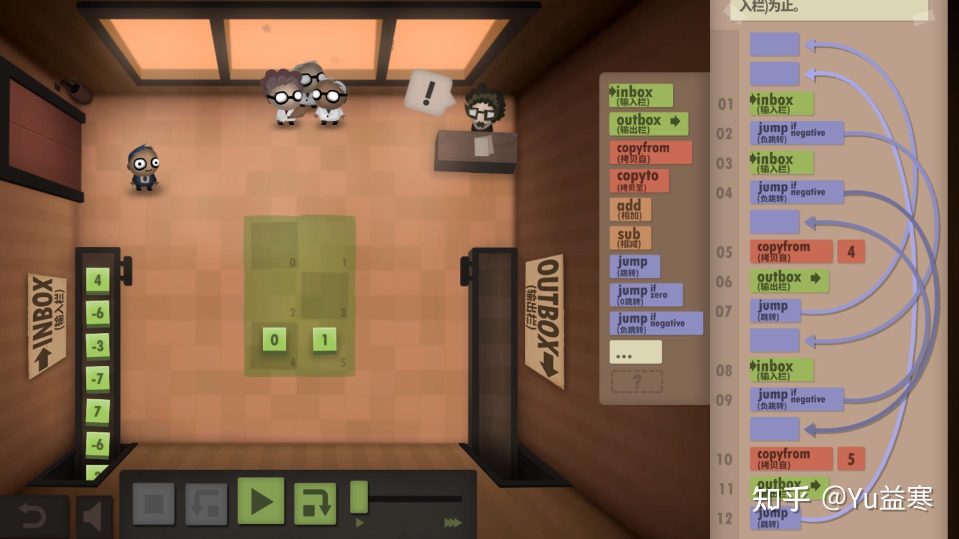 编程游戏《Human Resouce Machine（程序员升职记）》攻略（全部关卡） - 知乎