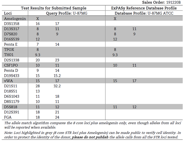 U-87MG：苏州鉴达细胞鉴定（Cell Line Authentication）预警系列16 - 知乎