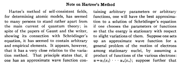 简述 Hartree-Fock 方法 - 知乎