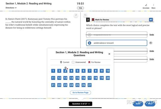 最完整 | SAT机考官方发布第一套解读 - 知乎