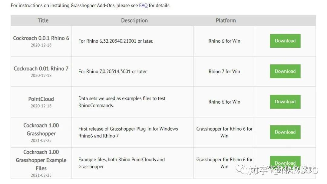 【插件介绍】点云处理插件COCKROACH - 知乎