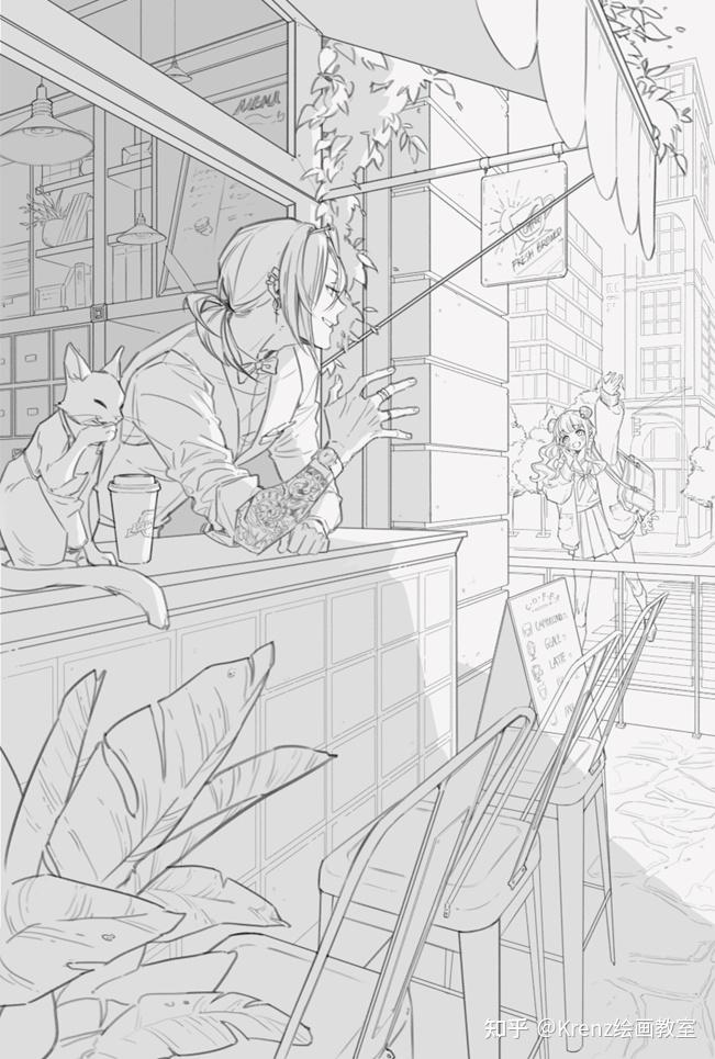 Krenz绘画教室【优秀作业心得】基础透视与结构-0109 - 知乎