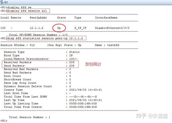静态路由联动BFD单臂回声避免断链形成路由黑洞 - 知乎