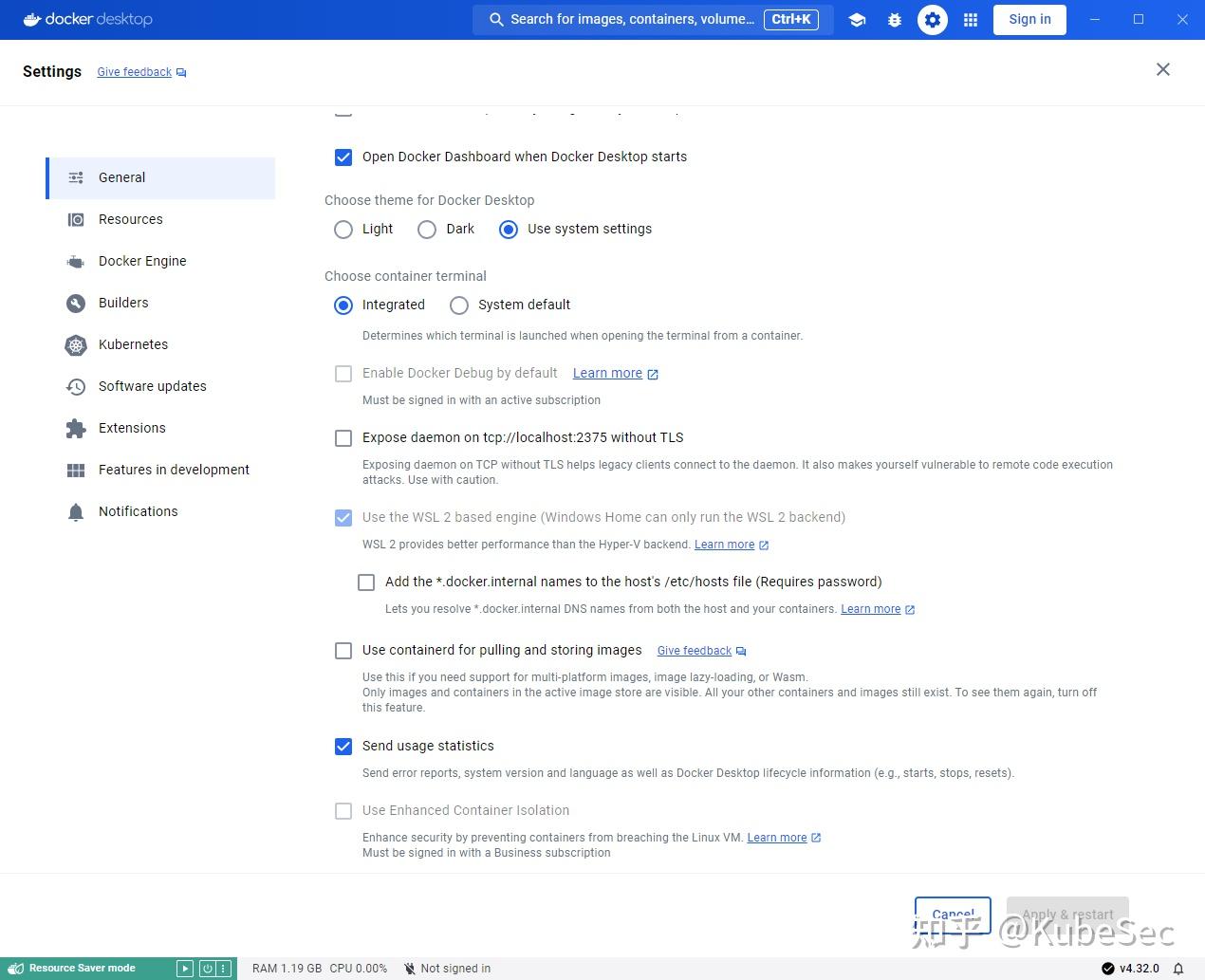 Windows 上的 Docker Desktop WSL 2 - 知乎