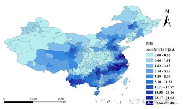 【数据分享】GIS矢量格式的2000-2020年全国各城市降水数据 - 知乎