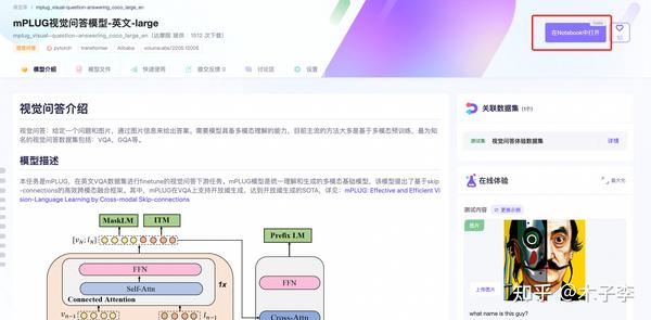 多模态系列探索—利用魔搭（modelscope）体验超人类水平的视觉问答模型mplug 知乎