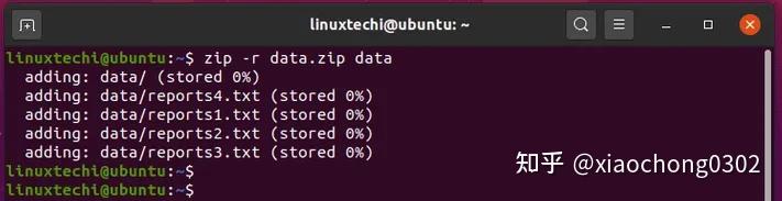 Linux zip 和 unzip 命令使用案例 - 知乎