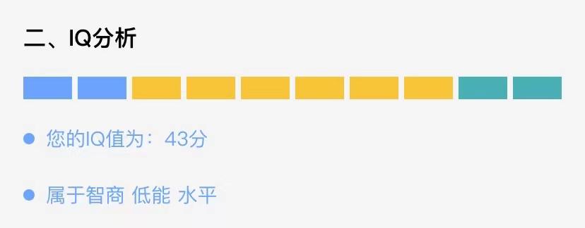 正常人的智商IQ是多少？IQ值43分的人怎么办？