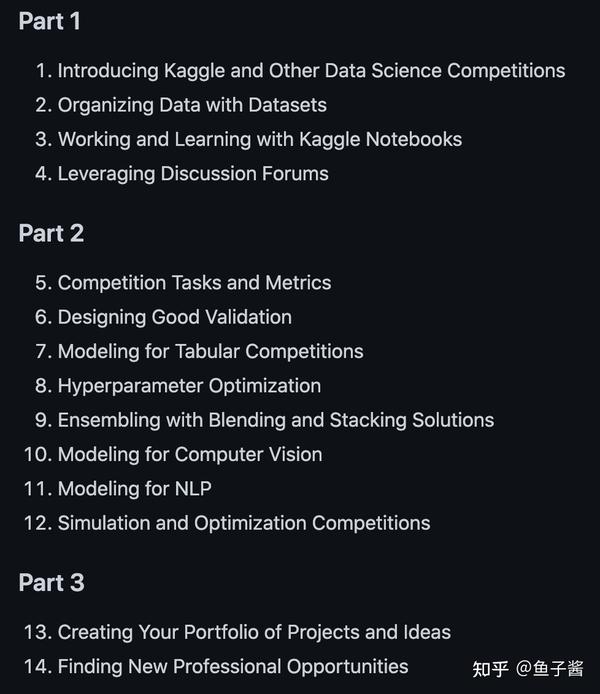 今天分享kaggle的官方书《The-Kaggle-Book》附下载 - 知乎