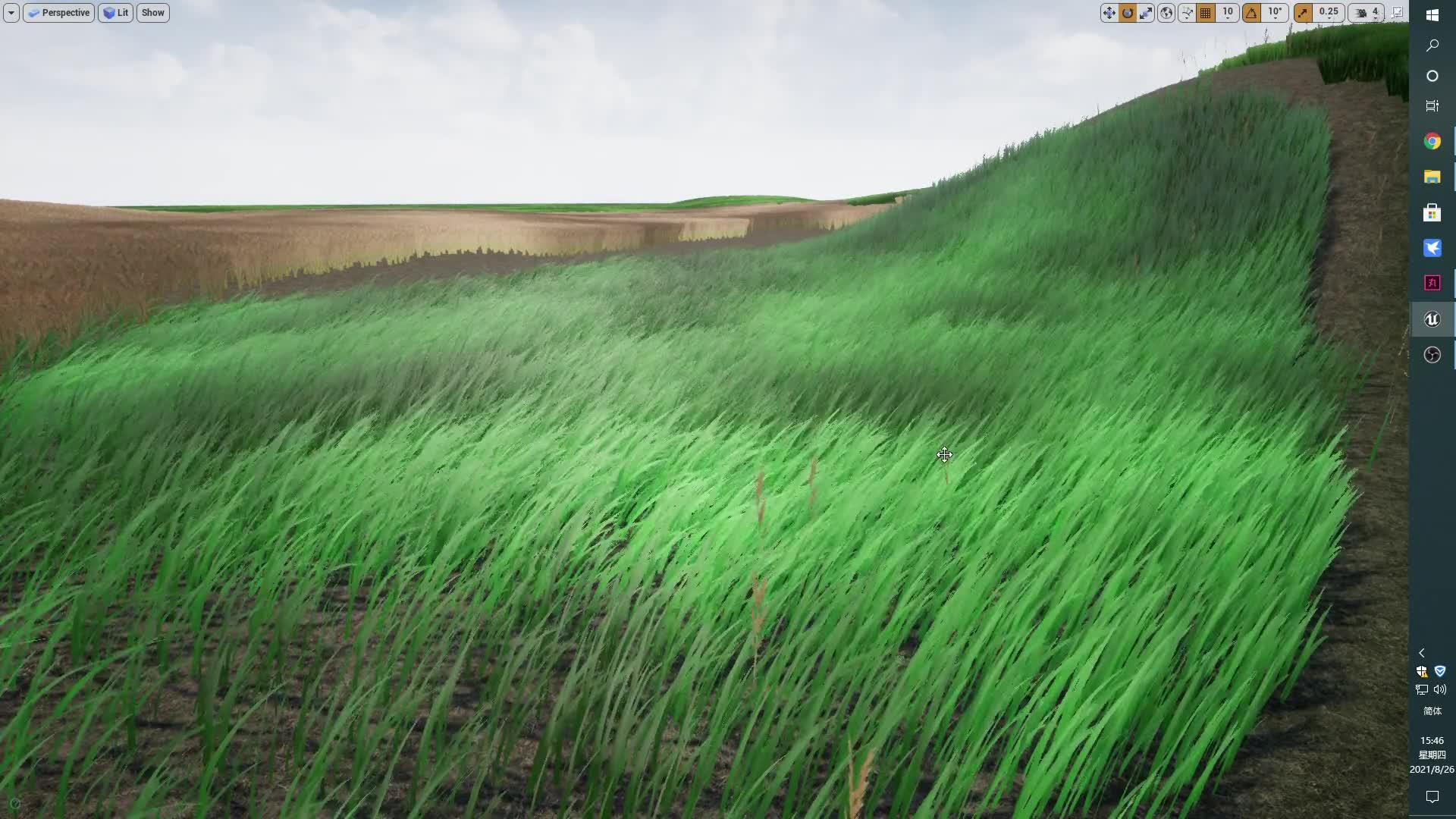 UE4 Large Grass Wind 强力风浪效果 - 知乎