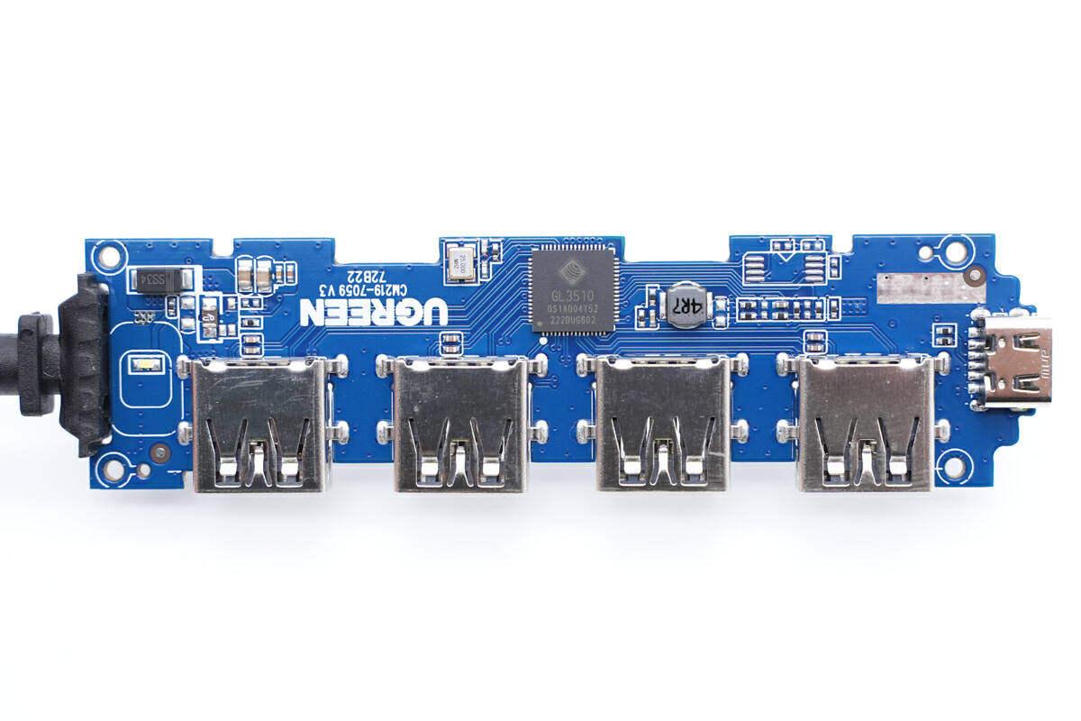 拆解报告：UGREEN绿联USB3.0 4口 HUB 集线器 - 知乎