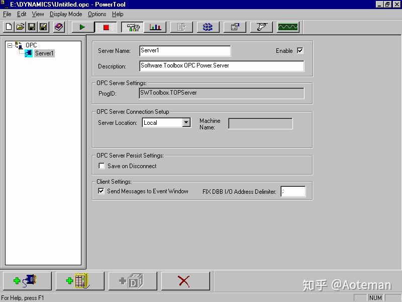 通过OPC接口将TOP Server与Proficy iFix配合使用（下） - 知乎