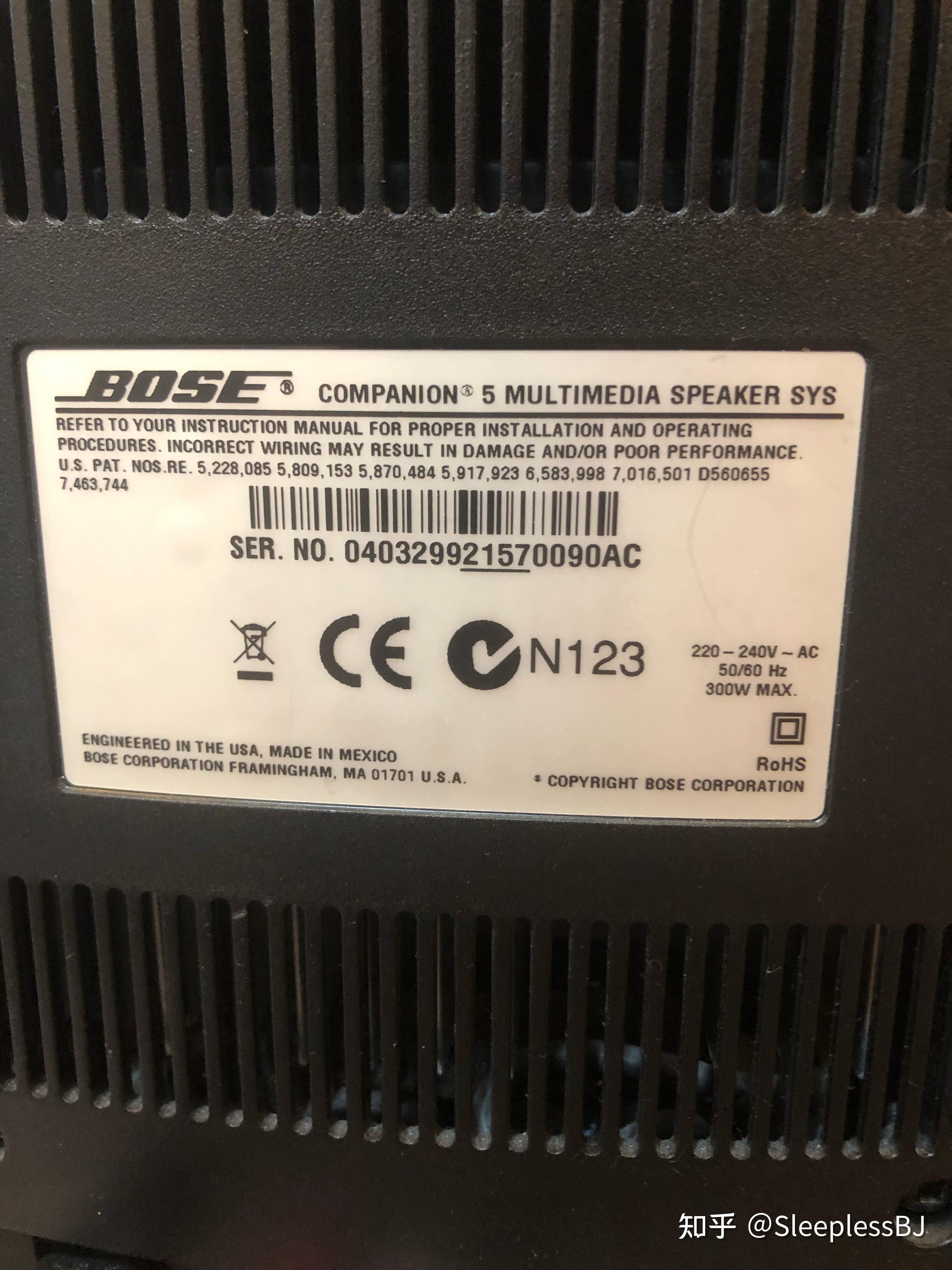 BOSE C5音箱低音炮无声的解决 - 知乎