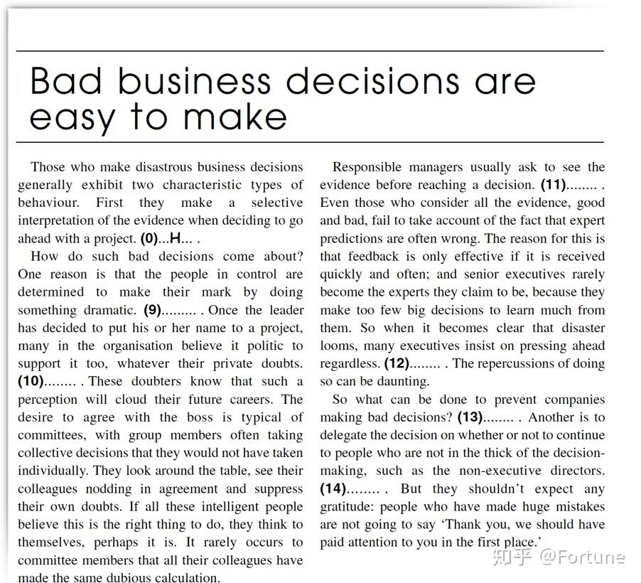 【BEC备考篇】BEC Higher---Reading 2 - 知乎