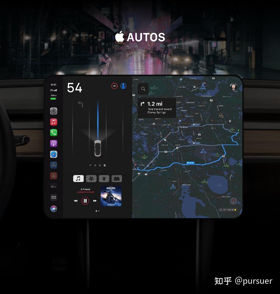 别人家的作品 — 汽车UI设计盘点 - 知乎
